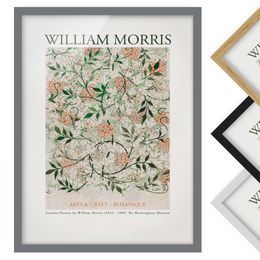 Bild mit Rahmen William Morris - Jasmine Pattern