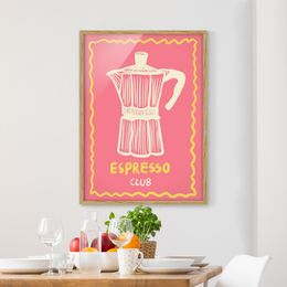 Bild mit Rahmen Espresso Club