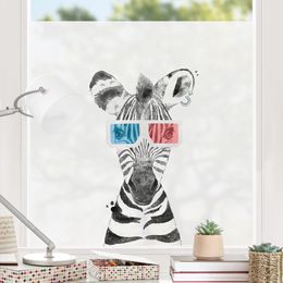 Fensterfolie Tier Party - Zebra