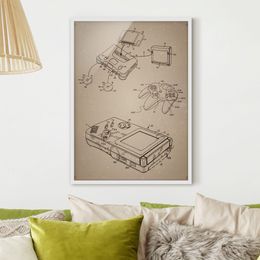 Bild mit Rahmen Vintage Anleitung Gaming III