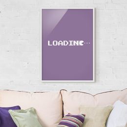 Bild mit Rahmen Gaming Schrift Loading