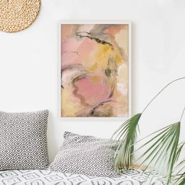 Bild mit Rahmen Pfingstrosen-Aroma II