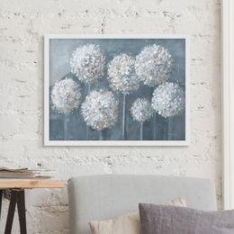 Bild mit Rahmen Luftige Bl&uuml;ten II