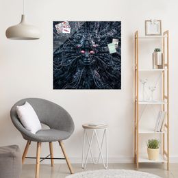 Glasbild Menschliche Maschine