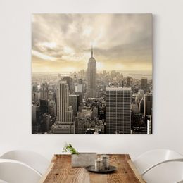 Leinwandbild New York Manhattan Dawn