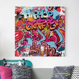 Leinwandbild Kinderzimmer HipHop Graffiti
