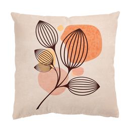Dekokissen Boho Bl&auml;tter V