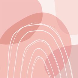 Fototapete Gro&szlig;e Kreisformen im Regenbogen - rosa - Wandtapete, Motivtapeten, Bildtapeten - selbstklebende Tapete oder Tapeten inkl. Kleister