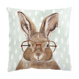 Dekokissen Bebrillte Tiere - Hase