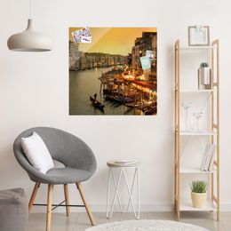 Glasbild Architektur & Skyline Gro&szlig;er Kanal von Venedig