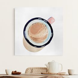 Leinwandbild Eine sch&ouml;ne Tasse Kaffee