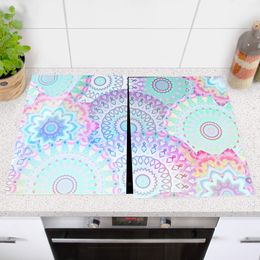 Herdabdeckplatte Sommerträume Mandalas