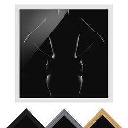 Schwarz-Wei&szlig; Bild mit Rahmen Eszter