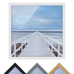 Natur & Landschaft Bild mit Rahmen Br&uuml;cke in Schweden