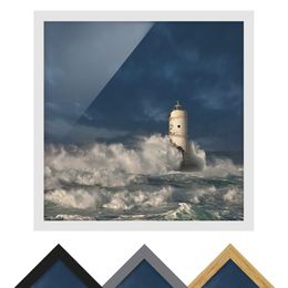 Natur & Landschaft Bild mit Rahmen Leuchtturm auf Sardinien