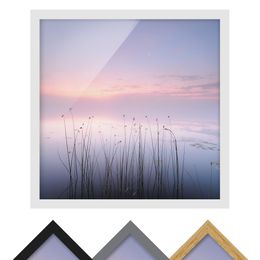 Natur & Landschaft Bild mit Rahmen Idylle am See