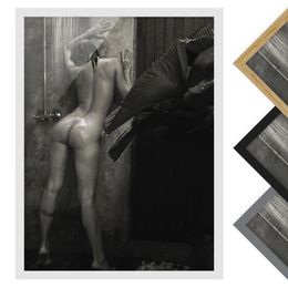 Muster & Textur Bild mit Rahmen Tropische Dusche