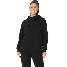 Trainingspullover asics "asics LOGO OTH HOODIE", Damen, Gr. M, schwarz (performance schwarz), Obermaterial: 88% Baumwolle, 12% Polyester, Pullover