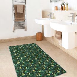 Teppich Tropische Tauben im Blattgrün