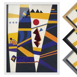 Kunstdruck mit Rahmen Wassily Kandinsky - Bindung