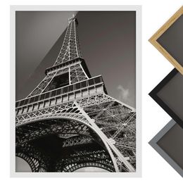 Architektur & Skyline Bild mit Rahmen Eiffelturm