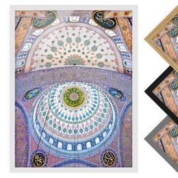 Muster & Textur Bild mit Rahmen Blaue Moschee in Istanbul