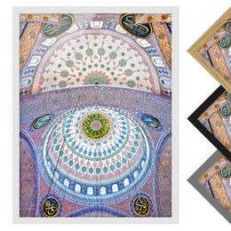 Muster & Textur Bild mit Rahmen Blaue Moschee in Istanbul