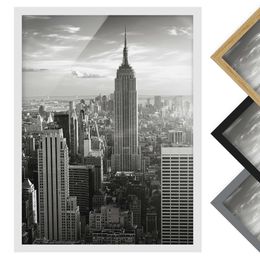 Architektur & Skyline Bild mit Rahmen Manhattan Skyline