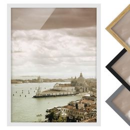 Architektur & Skyline Bild mit Rahmen Lagune von Venedig