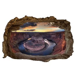 Bilderwelten Wandtattoo Natur Motiv 3D-Effekt violett - Colorado River Glen Canyon - Landschaft Wohnzimmer Schlafzimmer