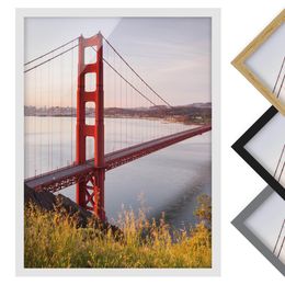 Architektur & Skyline Bild mit Rahmen Golden Gate Bridge in San Francisco