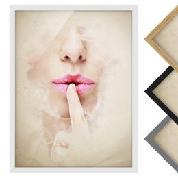 Muster & Textur Bild mit Rahmen My Secret