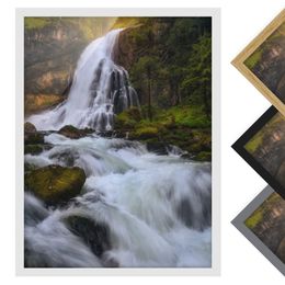 Natur & Landschaft Bild mit Rahmen Fr&uuml;hjahrsflut
