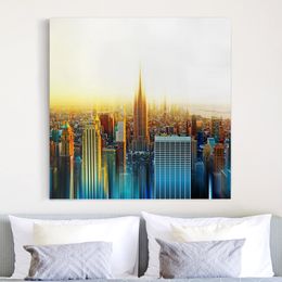 Leinwandbild New York Manhattan Abstrakt