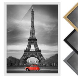 Architektur & Skyline Bild mit Rahmen Spot on Paris