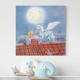 Leinwandbild Kinderzimmer Zauberpony Geschichten - Maries Zauberpony