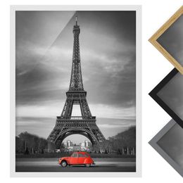 Architektur & Skyline Bild mit Rahmen Spot on Paris