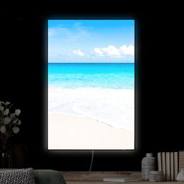 LED-Wechselbild Blaue Welle