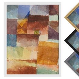 Kunstdruck mit Rahmen Paul Klee - Ein&ouml;de