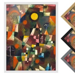 Kunstdruck mit Rahmen Paul Klee - Der Vollmond