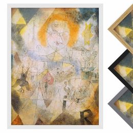 Kunstdruck mit Rahmen Paul Klee - Irma Rossa