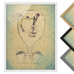 Kunstdruck mit Rahmen Paul Klee - Die Knospe
