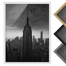 Architektur & Skyline Bild mit Rahmen New York Rockefeller View