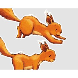Bilderwelten Wandtattoo Wald Illustration selbstklebend Wandaufkleber - Einh&ouml;rnchen-Parade - B&auml;ume Kinderzimmer Baby M&auml;dchen Jungen