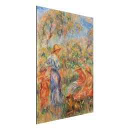 Alu-Dibond Kunstdruck Auguste Renoir - Landschaft mit Frauen und Kind