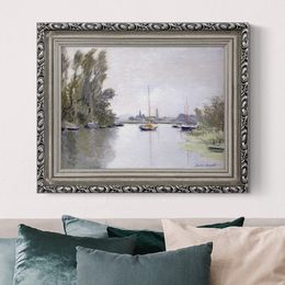Bilderwelten Leinwandbild mit Barockrahmen Claude Monet - Argenteuil