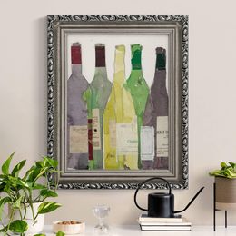 Gerahmtes Leinwandbild Wein & Spirituosen III