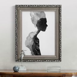 Bilderwelten Leinwandbild mit Barockrahmen Sie