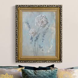 Bilderwelten Leinwandbild mit Barockrahmen Luftige Bl&uuml;ten