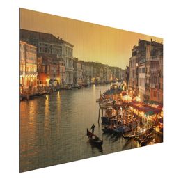 Alu-Dibond Architekur & Skyline Gro&szlig;er Kanal von Venedig